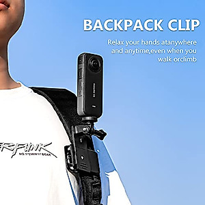 Tomat 8 in 1 Accessories Bundle for Insta360 X3, Carrying Case，Silicone Case, Screen Tempered Film Accessories kit for Insta360 X3 Camera