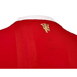 Ronaldo #7 Men's Man United Home Authentic Soccer Jersey 2021/22 (X-Large) Red