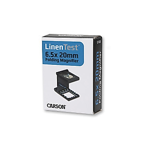 Carson® LinenTest 6.5x20mm Folding Magnifier (LT-20)