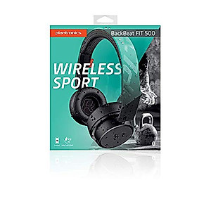 Plantronics BackBeat FIT 500 On-Ear Sport Headphones, Wireless Headphones with Sweat-Resistant Nano-Coating Technology by P2i, Teal (Renewed)