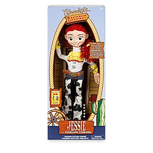Disney Store Official Jessie Interactive Talking Action Figure from Toy Story, Features Sounds and Phrases from The Movies, Interacts with Other Figures and Toys