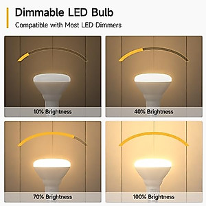 SHINESTAR 6-Pack BR30 LED Bulb 65W Equivalent, Recessed Light Bulbs, 2700K Warm White, Dimmable, 650LM, E26 Base