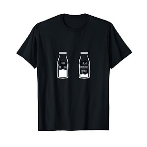 Milk Bottle Breastfeeding For Women Funny T-Shirt
