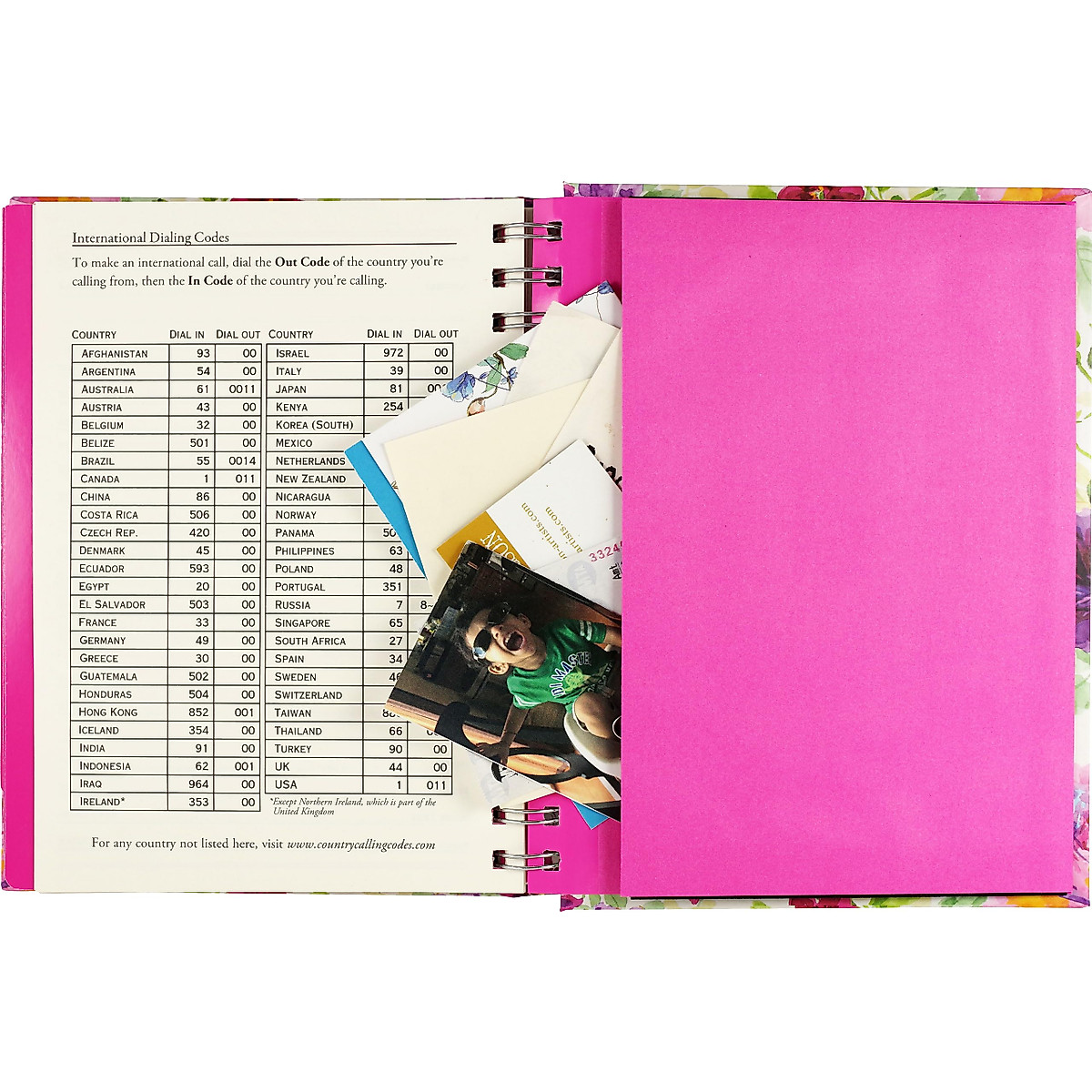 Peony Garden Large Address Book