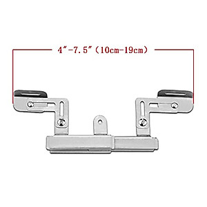 Hisencn 17.75 Inch Grill Grate, Burner Tube and Porcelain Heat Plate for Brinkmann 810-2410-S, 17 3/4" x 26 13/16" Cast Iron Cooking Grids Replacement