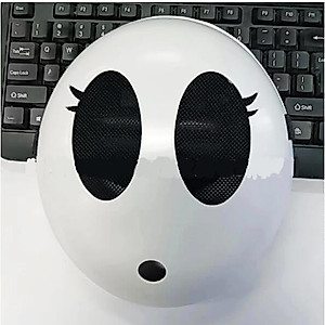Shy Guy Mask Cheap for Women White Latex Full Face Mask