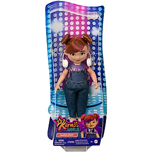 Mattel Karma’s World Switch Stein Doll with Headphones Accessory, Red Hair & Blue Eyes