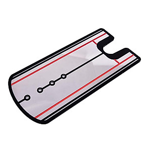 Toxz Pro Golf Putting Mirror Training Eyeline Alignment Swing Golf Practice Trainer Aid,Portable,Improve Posture,145mmx310mm