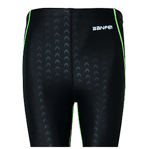 Men's Long Swim Tights UV Sun Protective Swimming Pants Compression Surfing Workout Leggings 3XL