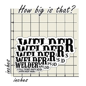 Akira Welder Hot Rod Sticker, Welder Definition Sticker, Penetration Matters Stickers, Best Welder Sticker, Water Assitant Die-Cut Funny Decals for Laptop, Phone, Water Bottles, Kindle Sticker
