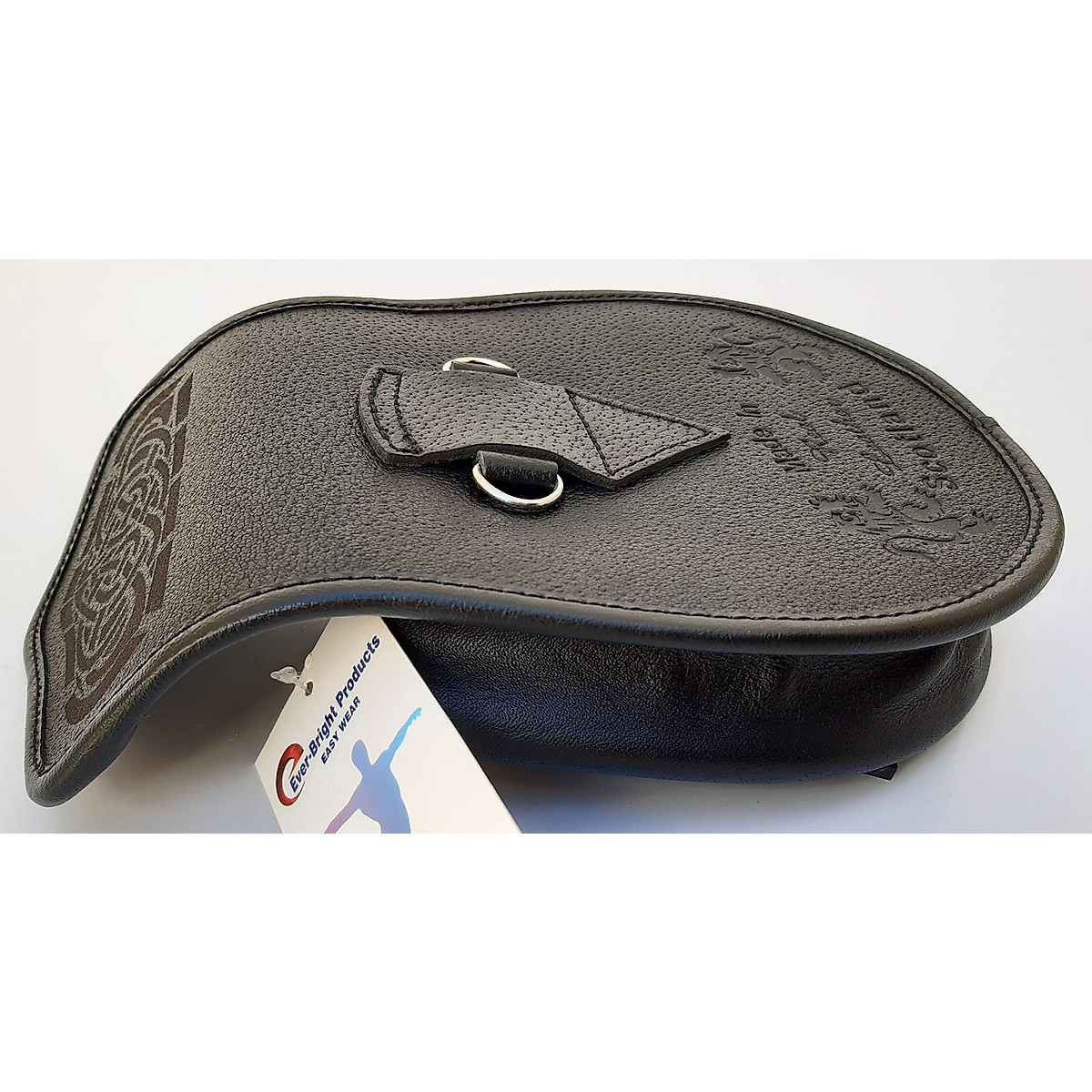 Scottish Kilt Semi Dress Sporran Genuine 100% Real Leather Knot Tassels Sporran