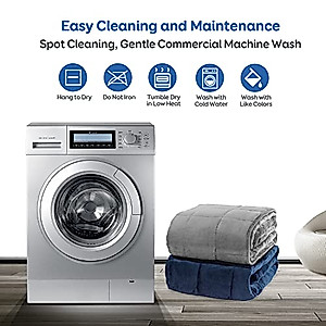 Cottonblue Weighted Blanket 20 lbs, Sherpa Fleece Weighted Blanket Queen Size for Adults, Soft Cozy Fuzzy Heavy Blanket 60 x 80 inches, Idea Gifts for Birthday Holiday