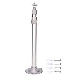 Mini Projector Wall Mount, Universal Projector Ceiling Mount, 360° Rotatable Head with Extendable Length, Projector Stand Fits Flat or Sloped Ceiling Height for LCD DLP Projectors