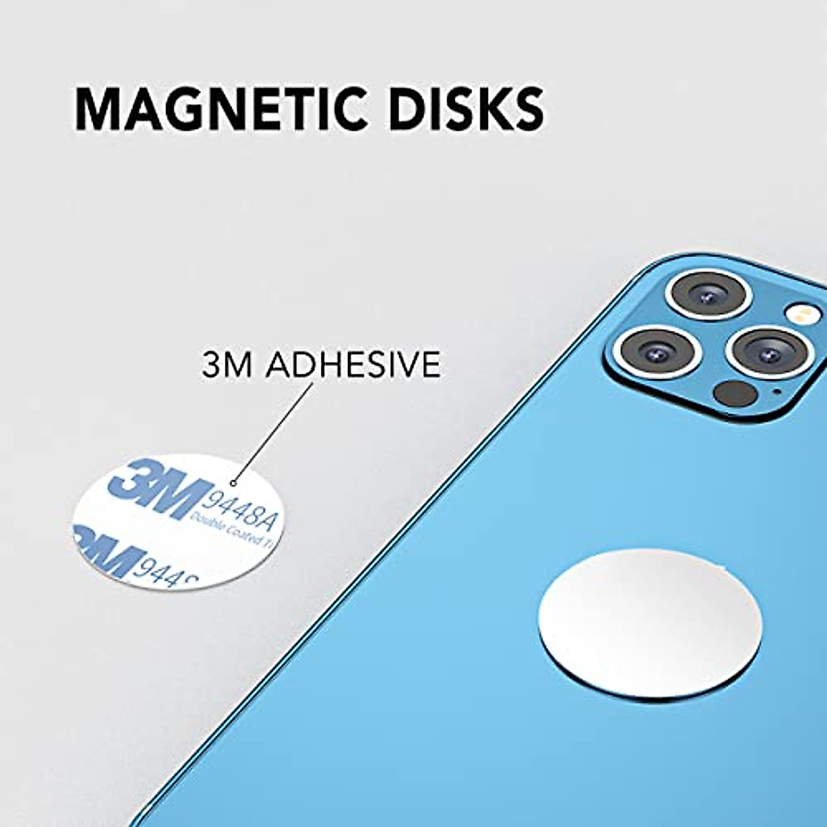 MyGadgetShack Magnetic Laptop Phone Holder Modern Slim Design Laptop Side Mount Clip. Compatible with Most Mobile Devices . Expandable Lightweight Laptop Stand. Improve Office and Home Efficiency