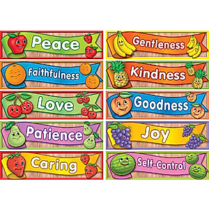 Teacher Created Resources Fruit of The Spirit Headliners (TCR7075)