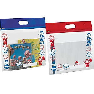 12 Extra Large Thick Plastic Press and Seal Storage Bags, Great for Individual Use in a Classroom