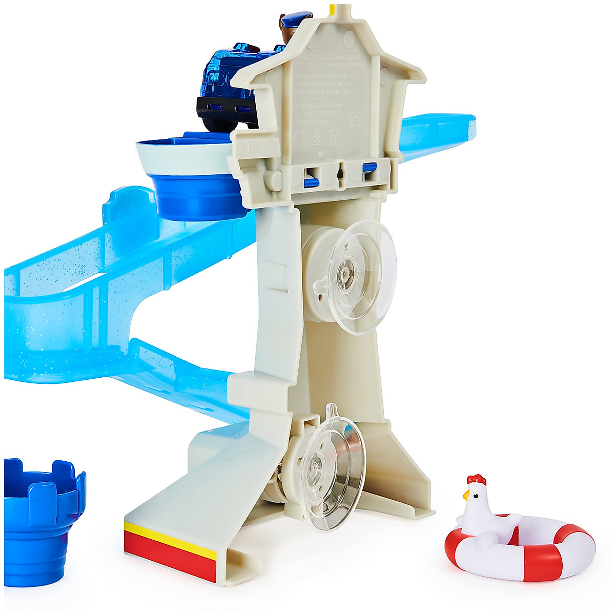 Paw Patrol, True Metal Chase Rescue Track Set with Exclusive Chase Die-Cast Vehicle, 1:55 Scale Kids Toys for Boys