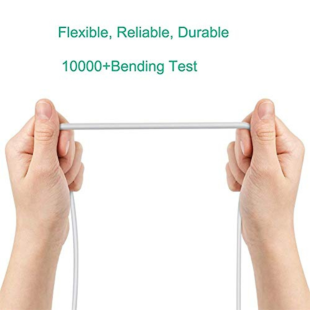 Smays 26ft Power Extension Cable Compatible with Wyze Cam, Zmodo, Blink Mini, Oculus Go, Kasa Cam, Yi Home Security Camera in Outdoor Indoor, Long Micro USB Cord White