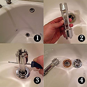 HAUTMEC Tub Drain Remover Wrench PL0030