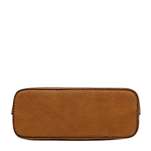 FashionPuzzle Leopard Print Small Dome Crossbody with Chain Strap (Classic Tan/Tan)