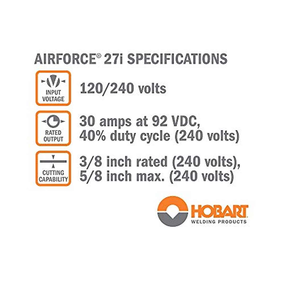 Hobart - 500575 AirForce 27i Plasma Cutter