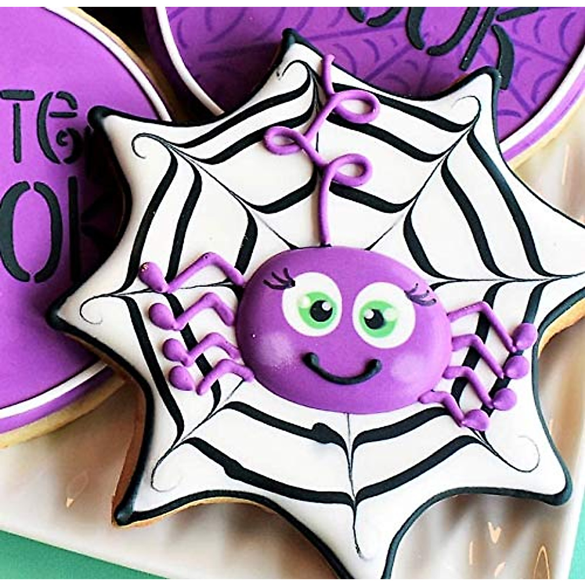 Spider Web Cookie Cutter 4.25" Made in USA by Ann Clark