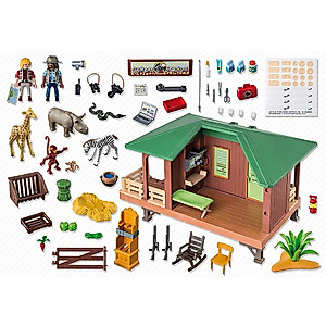 Playmobil Ranger Station with Animal Area [Amazon Exclusive]