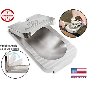 J & J Products, Inc. The Easy Oyster Opener Shucking Tool – Solid Aluminum (Variable Angle Single Pack)