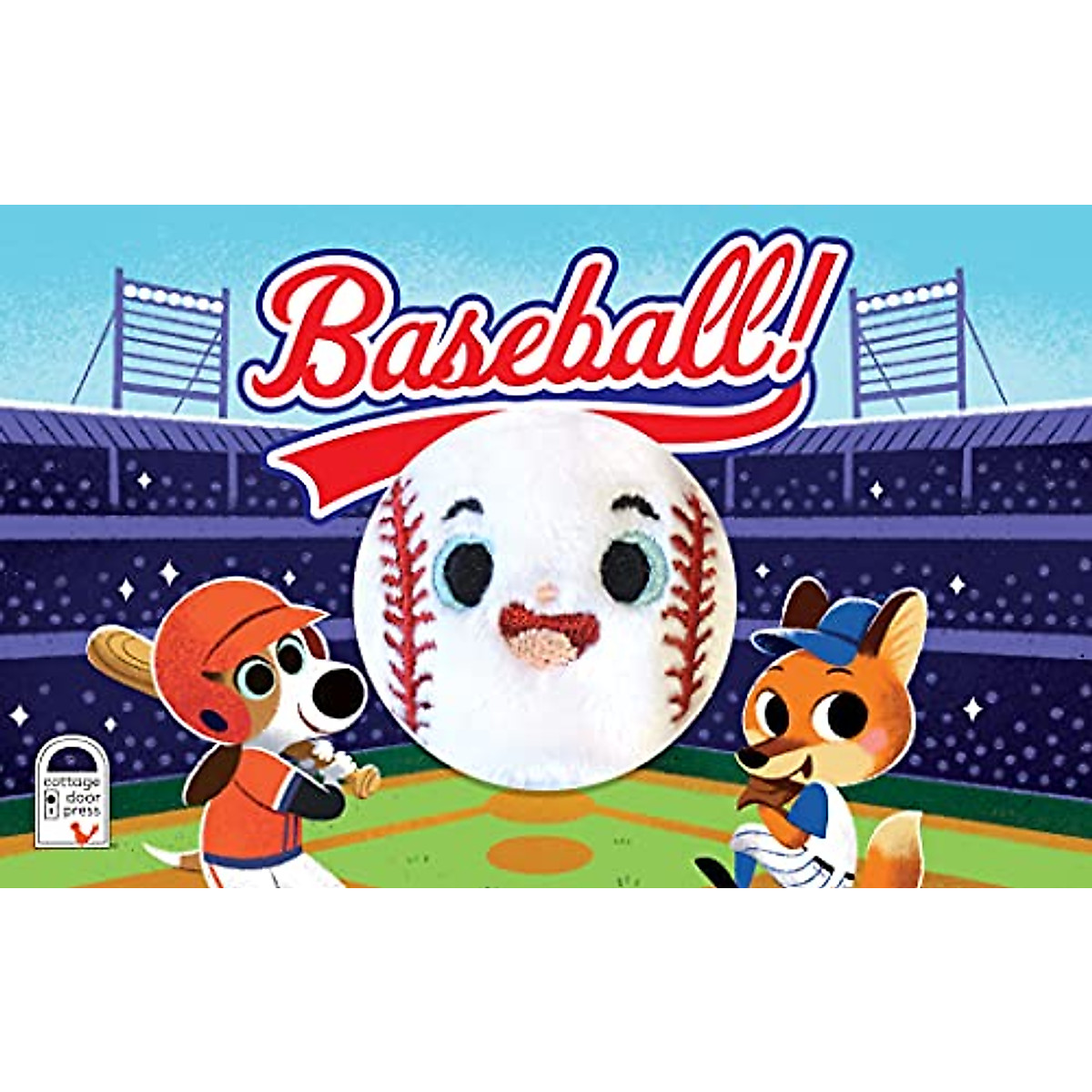 Baseball! Children's Finger Puppet Board Book for Babies and Toddlers