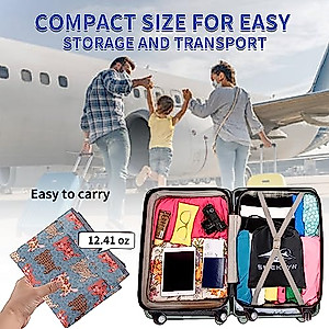 SMEKLYN Toddler Airplane Travel Bed, Airplane Seat Extender Footrest for Kids, Portable Baby Travel Essentials for Flying, Kids Foot Leg Rest Hammock Cot for Flights