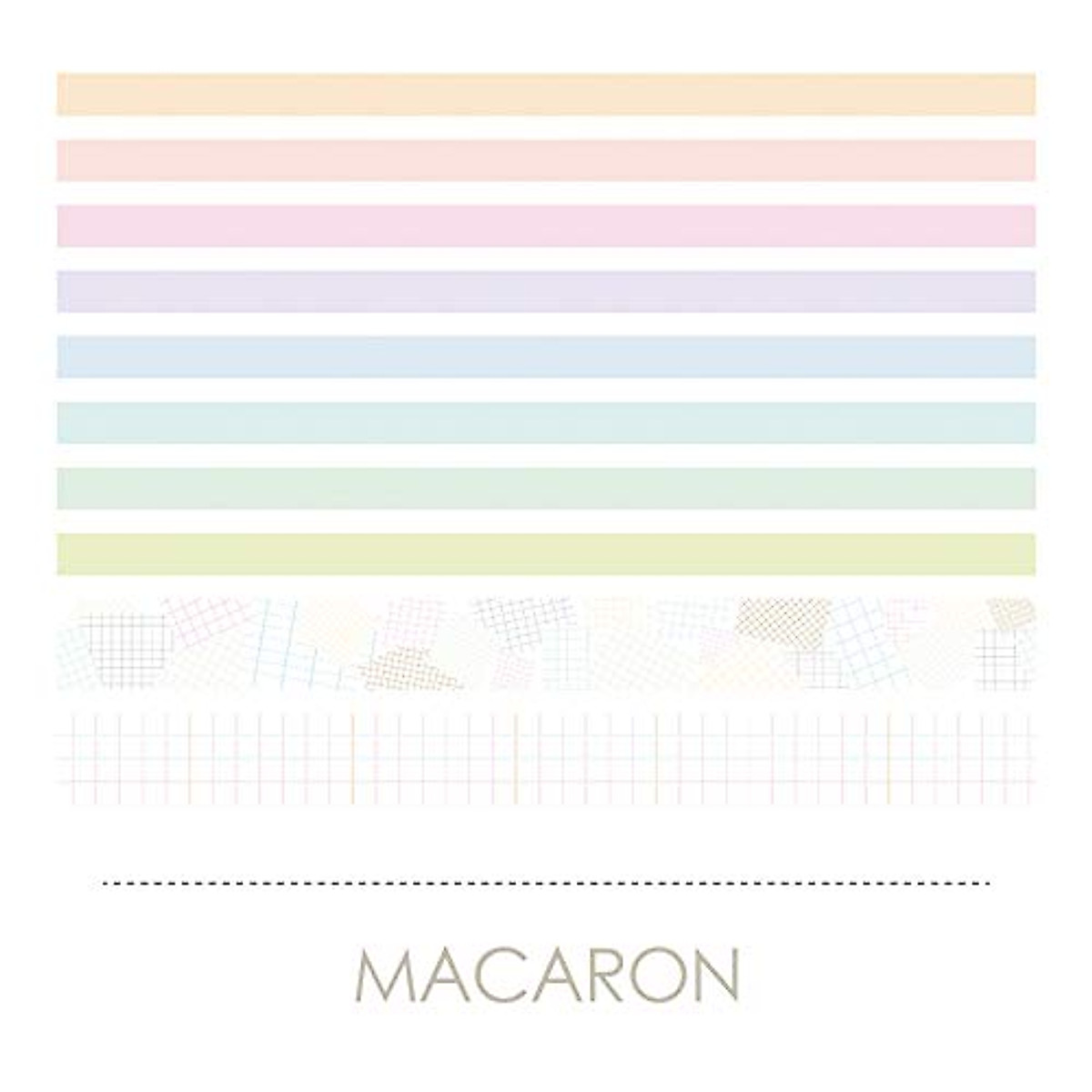 GPFMLDFV Washi Tape Set of 10 Rolls, Masking Decorative Gray Paper Tape for Bullet Journal DIY Decor Planners Scrapbooking Party School Supplies Craft