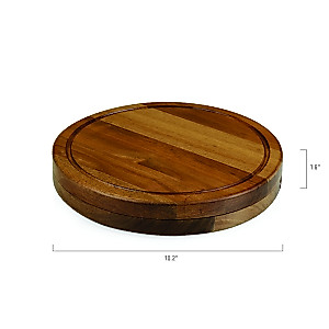 Toscana Monogram Initials A Personalized Acacia Circo Cheese Cutting Board & Tools Set