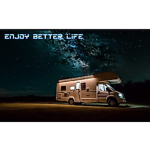 RV Awning Lights, LEDCARE 12V 16.4FT RV Underglow Led Light Kit, Waterproof RV Exterior Awning Strip Lights for Camper Motorhome Travel Trailer Canopy, White