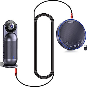 EMEET Daisy Chain Cable –3.5mm Male to Male Stereo Audio Aux Cable, Use for Luna/Luna Plus/Luna Plus Kit/Luna Lite/M3/M220/M2/M2 MAX Speakerphone/Meeting Capsule, Expand Meeting up to 12/16 People