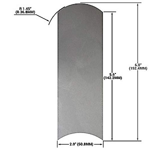 ATLIN Cabinet Scraper Card Set - Curved 3pc