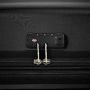 Samsonite Evolve SE Hardside Expandable Luggage with Double Spinner Wheels, Bass Black, 3PC Set (CO/M/L)