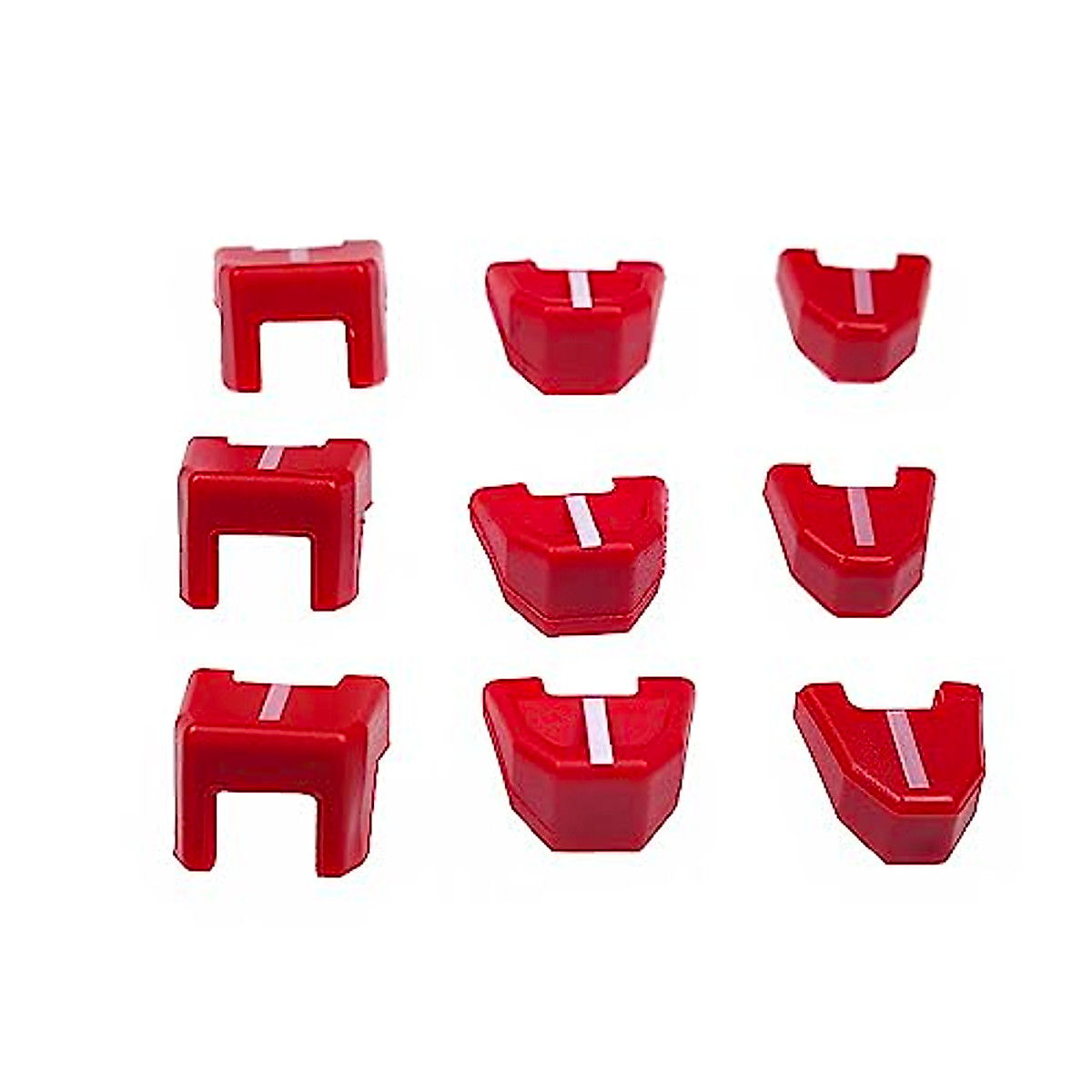 (Set of 9) Nose cushion no mar tip Replacement Milwaukee 42-38-0017 (2746-00) nailer,No-Mar Pad Kit For M18 battery nailers/staplers