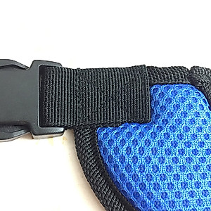 ZARPMA Baby Safety Belt with Guarding Pad,3 Point Safety Harness for Kid Infant Safe Strap for IKEA ANTILOP High Chair (Blue)