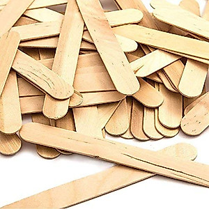 Perfect Stix - PS-Jumbo Craft-200 6" Jumbo Wooden Craft Sticks - Pack of 200ct