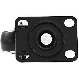 Online Best Service 24 Pack Swivel 2" Caster Wheels Rubber Base with Top Plate & Bearing Heavy Duty (24 Pack Without Brake)