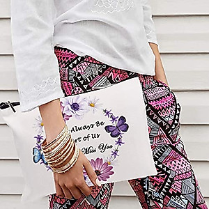 Coworker Leaving Gifts for Coworker Colleagues Boss Best Friends Leader Employee Farewell Gifts Goodbye, Makeup Bags for Retirement Going Away Friendship Appreciation Thank You Her Cosmetic Bag A002