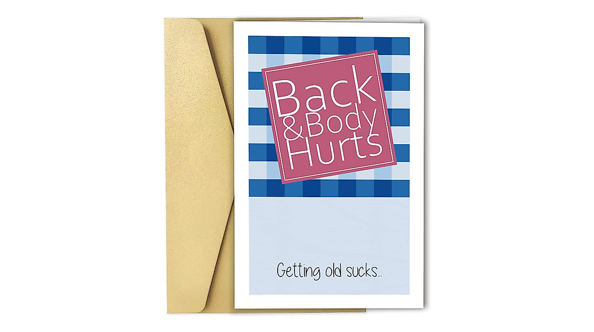 Funny Birthday Card for Aging Friends & Family