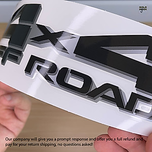 SR5 4x4 Offroad Decal, Bedside Replacement Vinyl Sticker for Tacoma Tundra Truck 2022 2023 (Black/Gray/Silver)