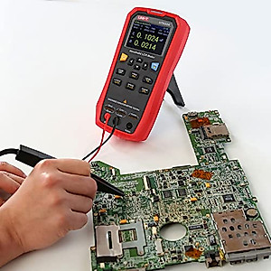 UNI-T LCR Meter UT622E, Handheld Digital Multi Meter Inductance Capacitance Resistance Tester High-Precision Industrial Components Capacitor Tester Frequency Ohm ESR Meter with Backlight Data Hold