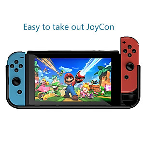 KRR Protective Case for Nintendo Switch Soft Silicone Full Body Protector Cover Shell with Shock-Absorption