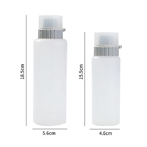 EUBUY 5-hole Squeeze Bottle for Sauces, Plastic Sauce Bottle with Lid and Graduations, Home Kitchen Condiment Squeeze Bottle for Ketchup, Salad, BBQ Sauce, Oil, Syrup, Condiments