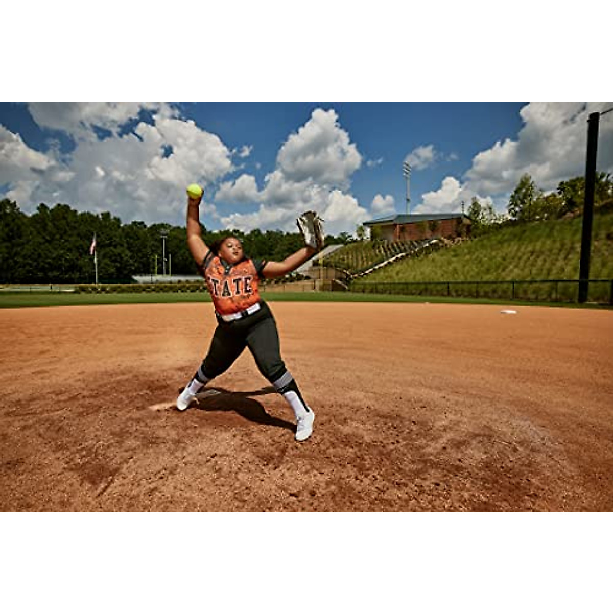 Mizuno girls Belted Fastpitch Softball Pants, Black, X-Large US