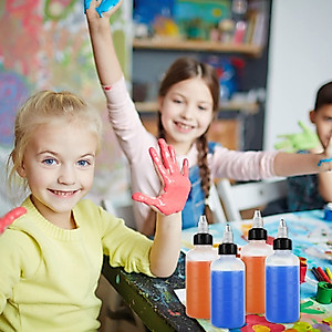 YAYODS 40 Pack 4oz Plastic Squeeze Bottles with Twist Top Cap and Scale, Small Condiment Squeeze Bottles Boston Dispensing Bottles Small Squirt Bottles for Liquids, Sauces, Oil, Crafts