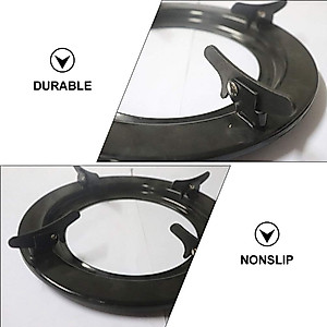 SOLUSTRE 1PC gas stove bracket Wok Support gas stove rack gas trivet wok burner Cooktop Range Pan fry pan replacement stove grates gas cooker rack gas range rack iron milk pot gas