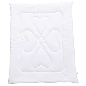 MEJU 100% Polyester Duvet Insert Lightweight for Summer Baby Toddler Boys Girls Crib Bed Decoration Gift (Lightweight, 43" X59")